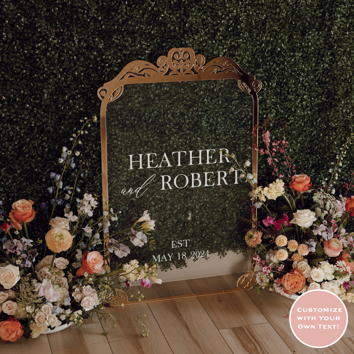 Heather Clear Welcome Sign – Rosie Days Collective