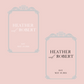 Heather Clear Welcome Sign – Rosie Days Collective